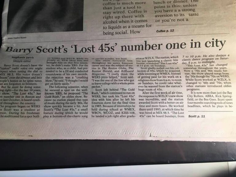 The Lost 45s Home - The Lost 45s With Barry Scott
